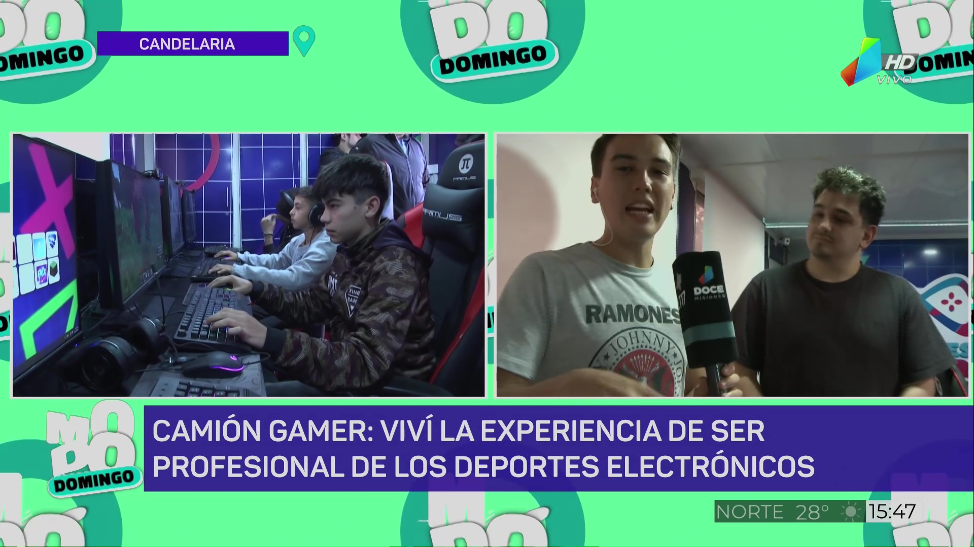 El camión gamer estuvo este domingo en Candelaria - Canal Doce Misiones