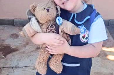 Cloe se reencontró con Teddy, su oso de peluche - Canal Doce Misiones