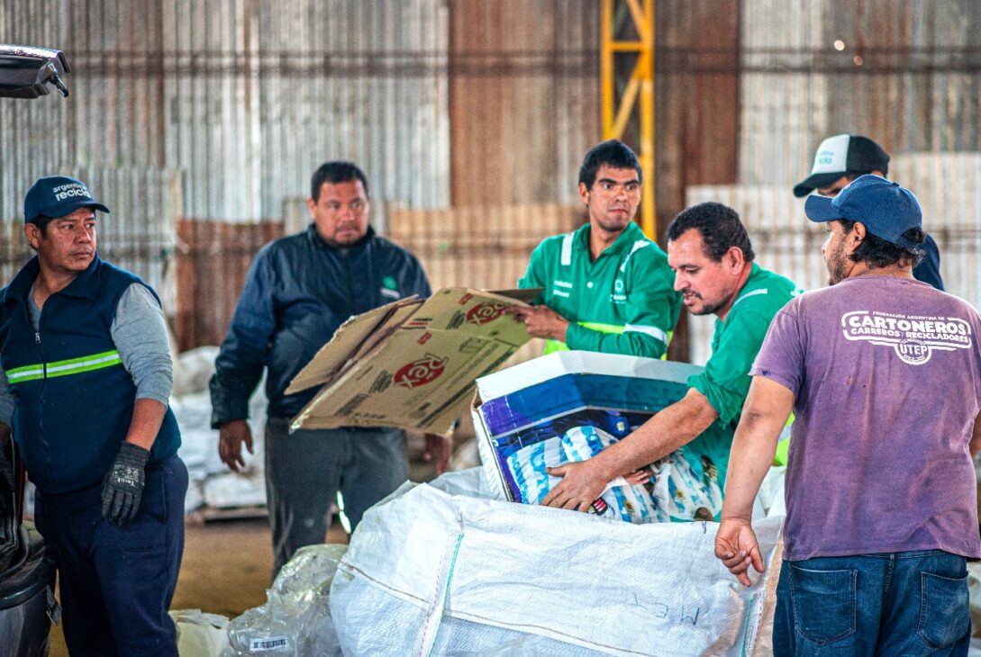 El Centro de Acopio generó empleo y recicló materiales