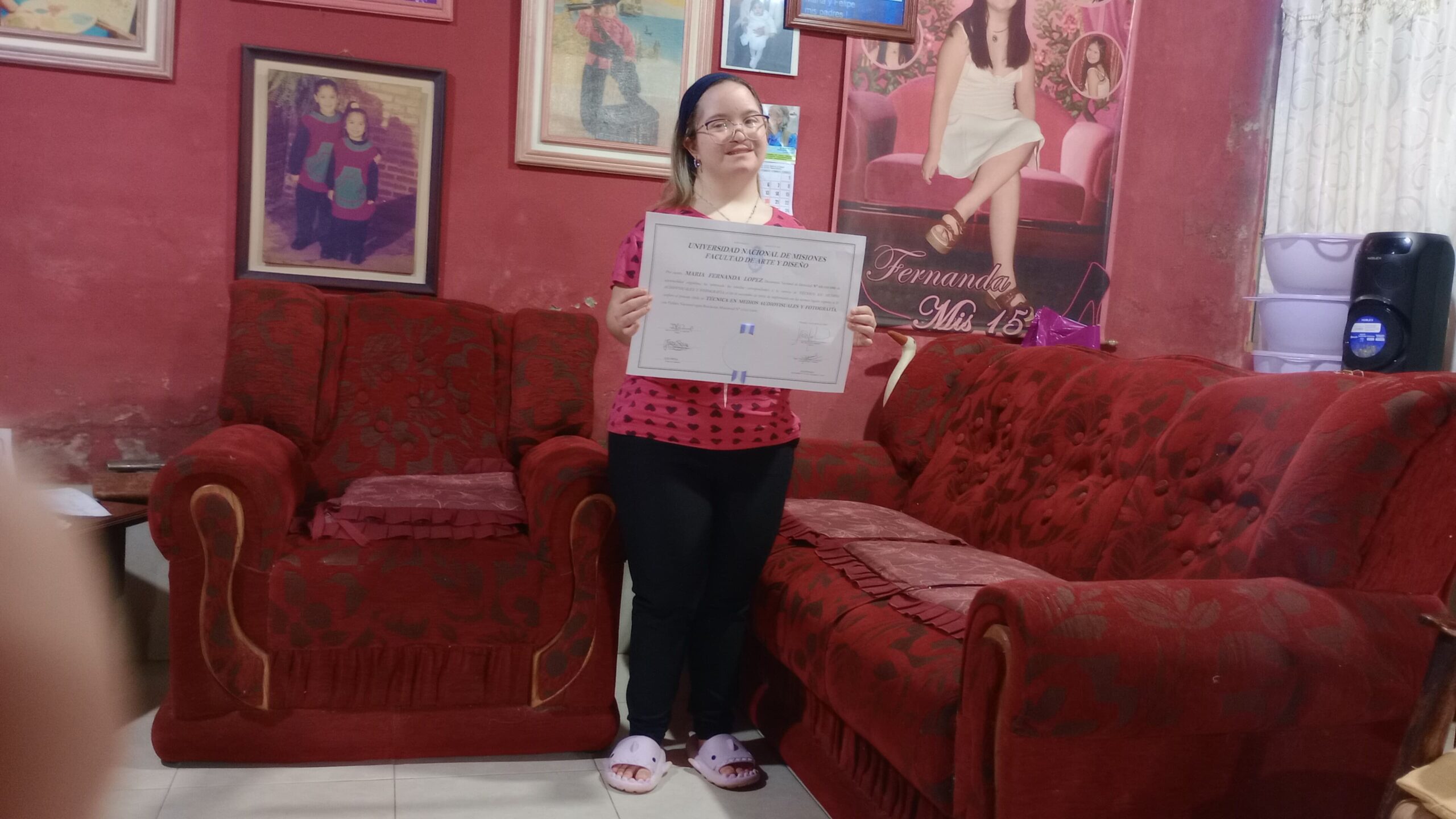 Una inspiradora historia de inclusión y logros: la vida de Fernanda López