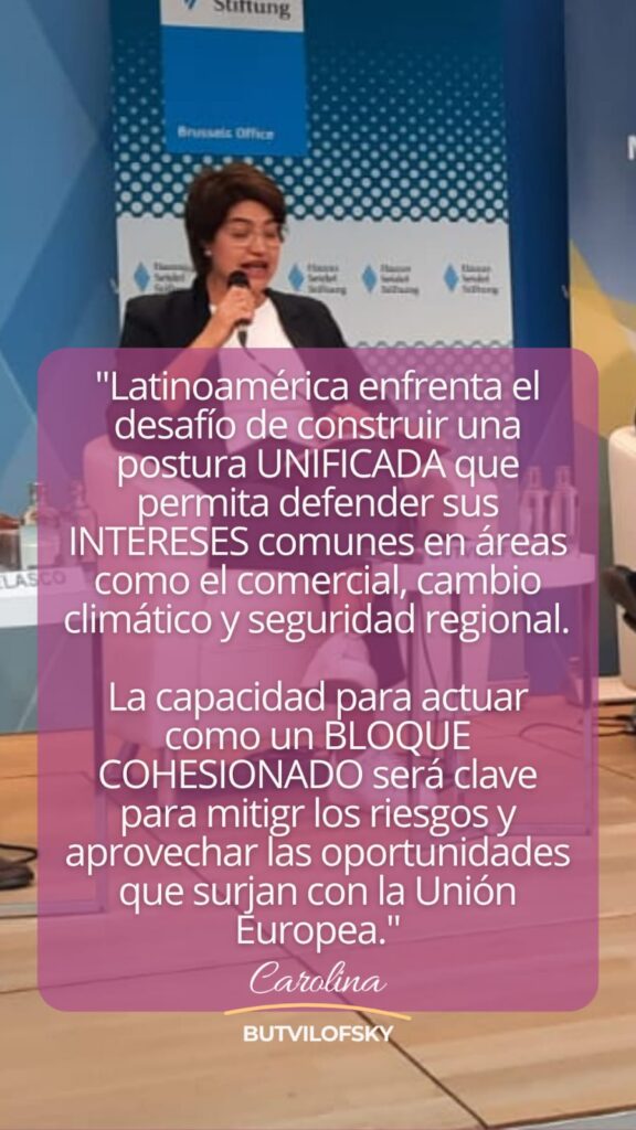 Carolina Butvilofsky representó a la Legislatura en Bruselas