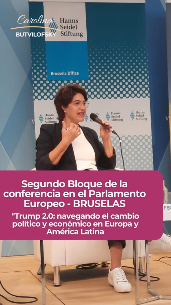 Carolina Butvilofsky representó a la Legislatura en Bruselas
