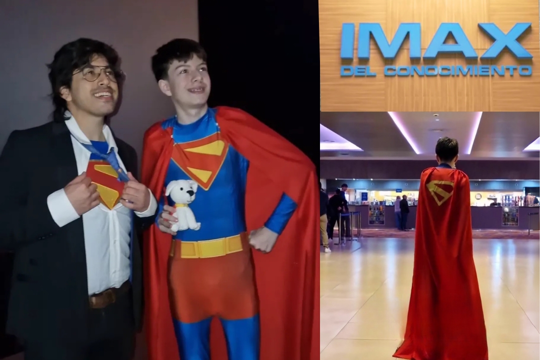 Fans de Superman vivieron una experiencia única en el IMAX del Conocimiento