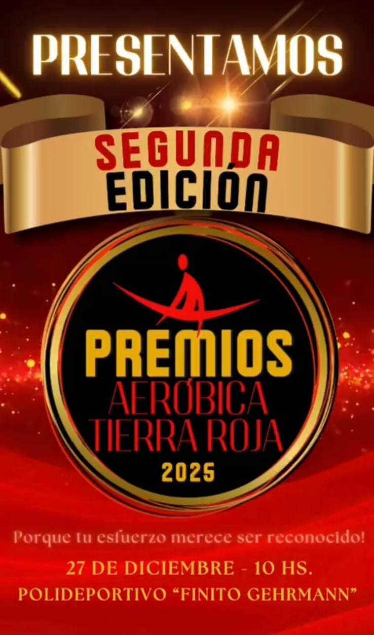 Gimnasia aeróbica: 60 nominados en los premios Tierra Roja