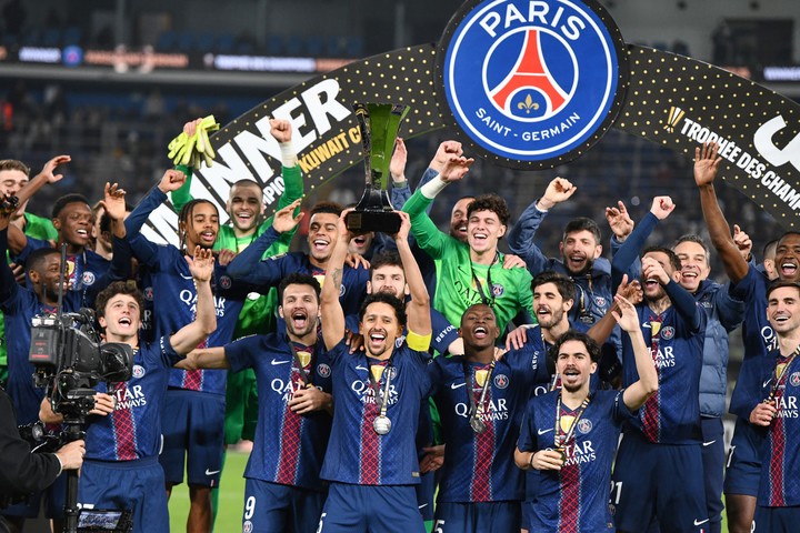 PSG se coronó campeón de la Supercopa de Francia tras vencer por ...